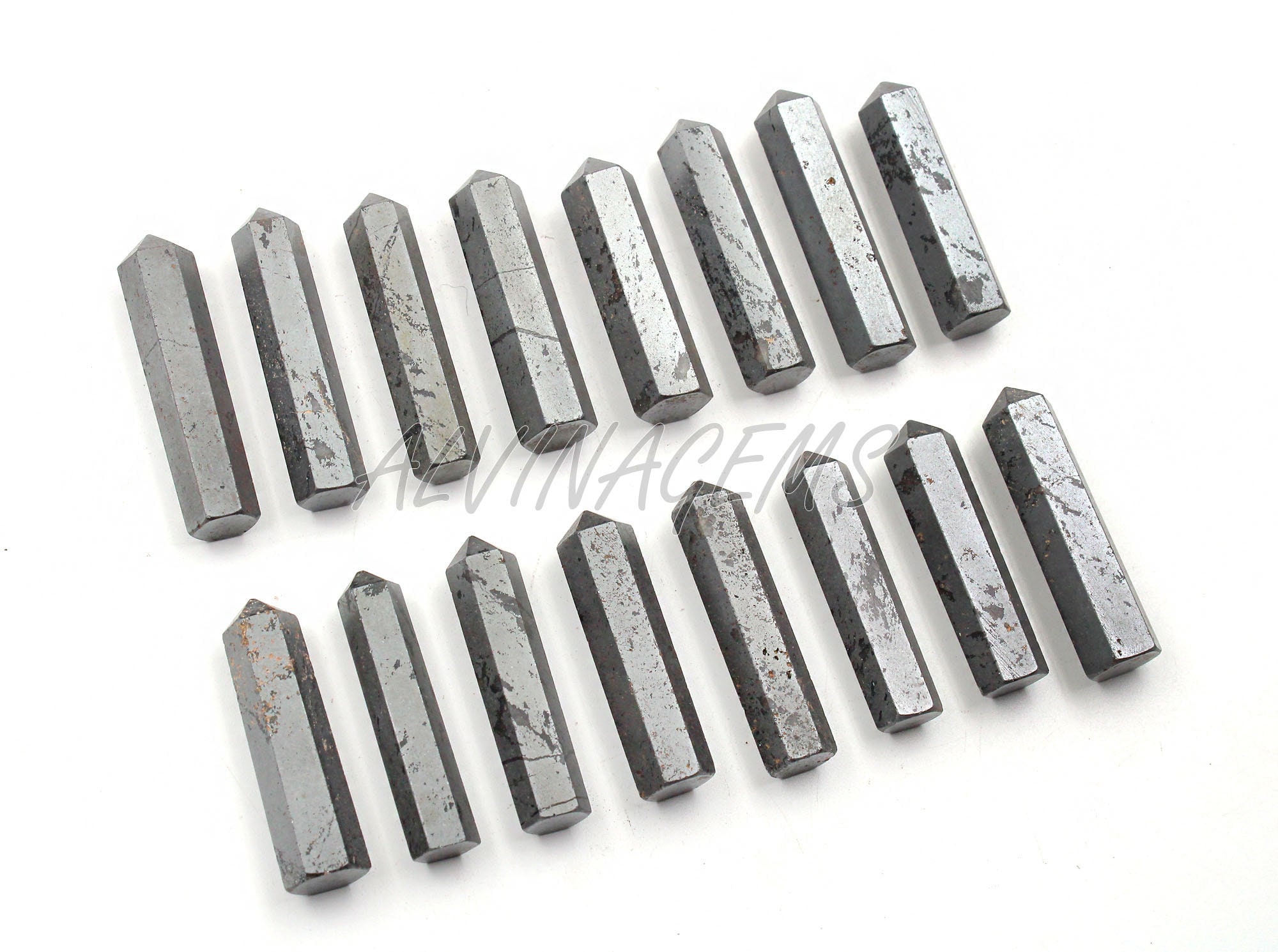 Natural Hematite Healing Crystal Points Hematite Pencil - Etsy