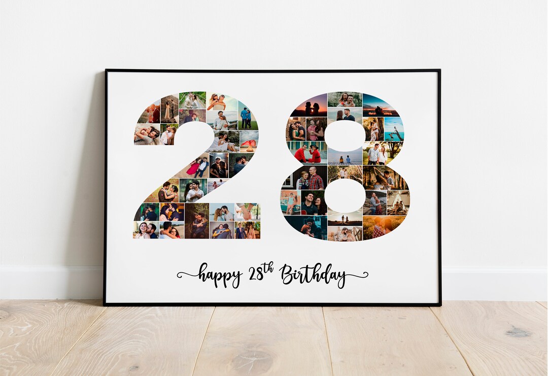 28th Wedding Anniversary Gift, 28th Birthday Decoration, Anniversary ...