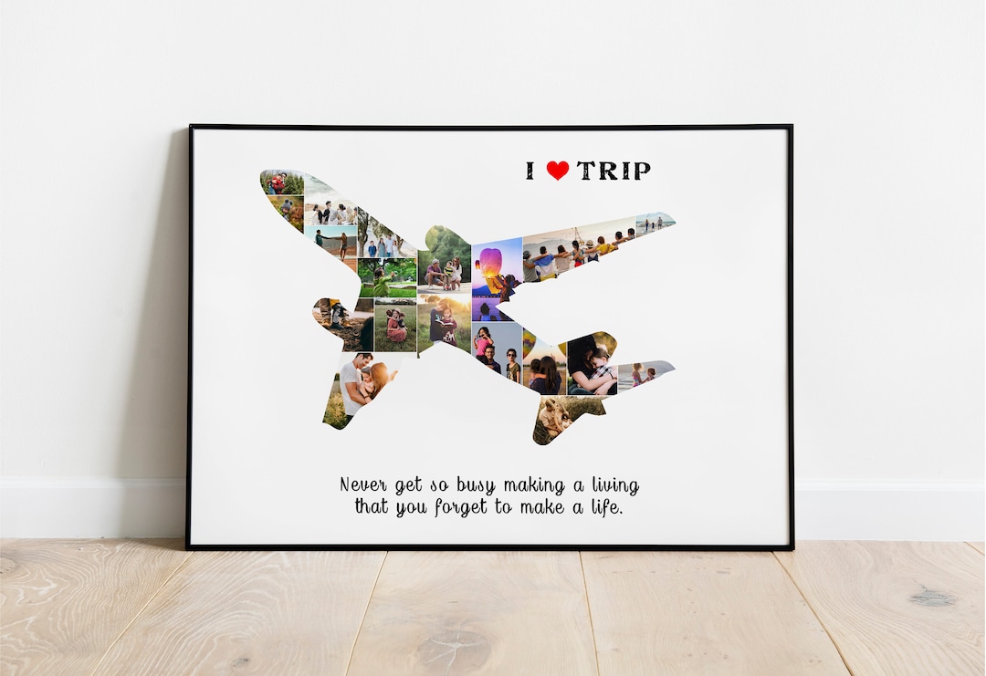 Airplane Photo Collage, Airplane Gifts, Airplane Party Decorations ...