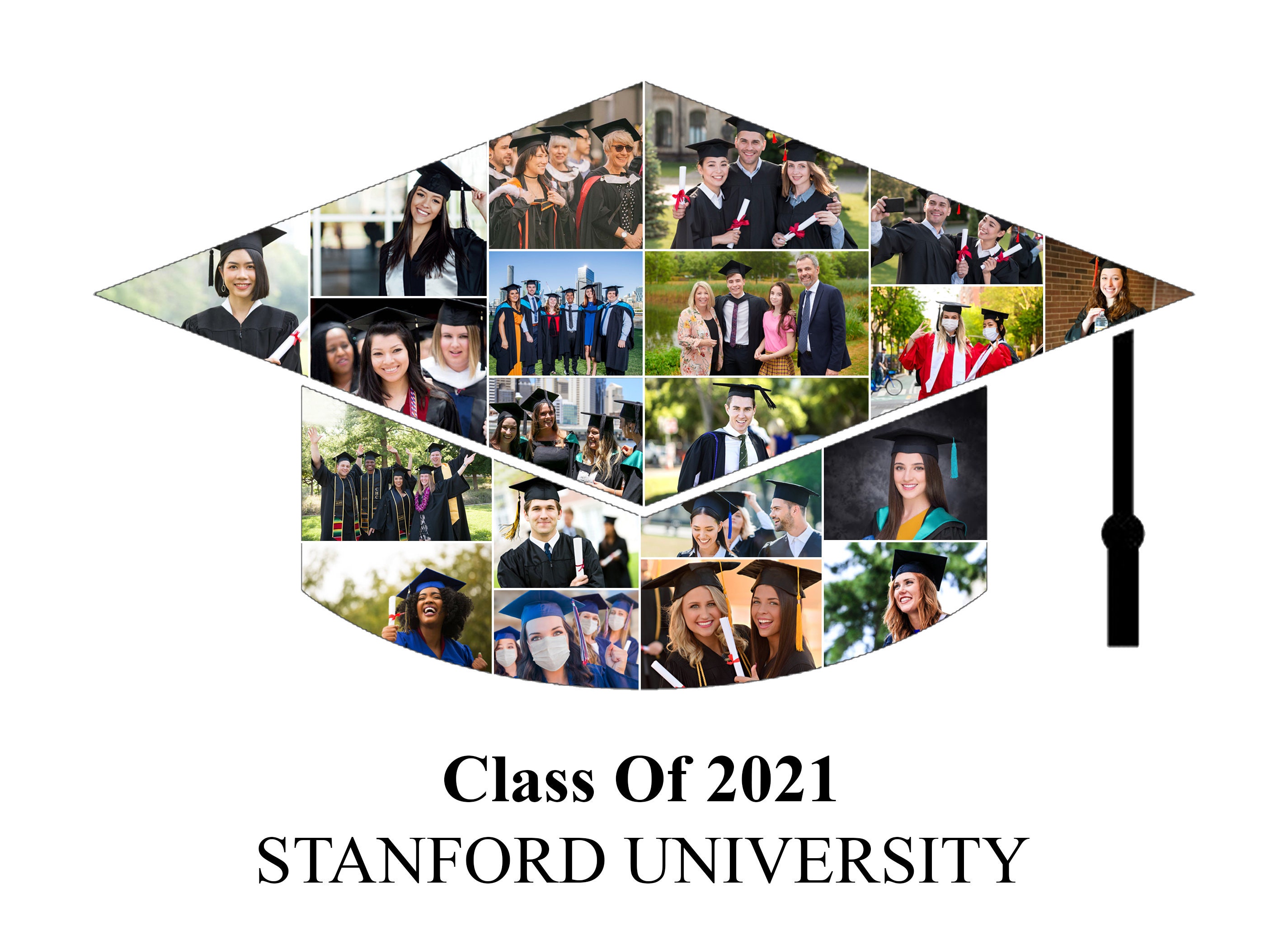 Graduation Photo Collage-graduation Gift-personalized Gift for - Etsy