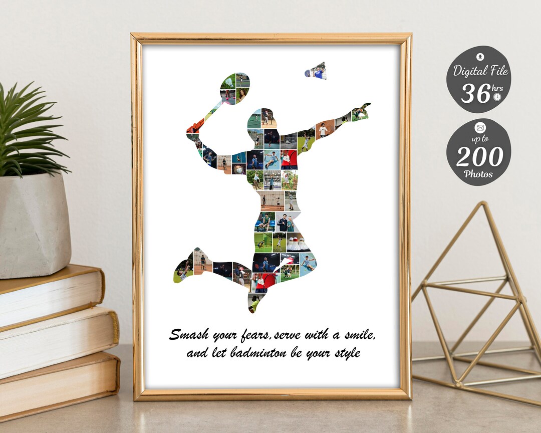 Custom Badminton Player Gift, Badminton Gifts, Badminton Coach Gift ...