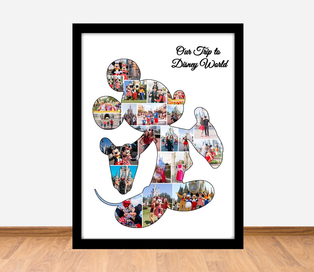 Mickey Mouse Collage Mickey Photo Collage Mickey Disney - Etsy