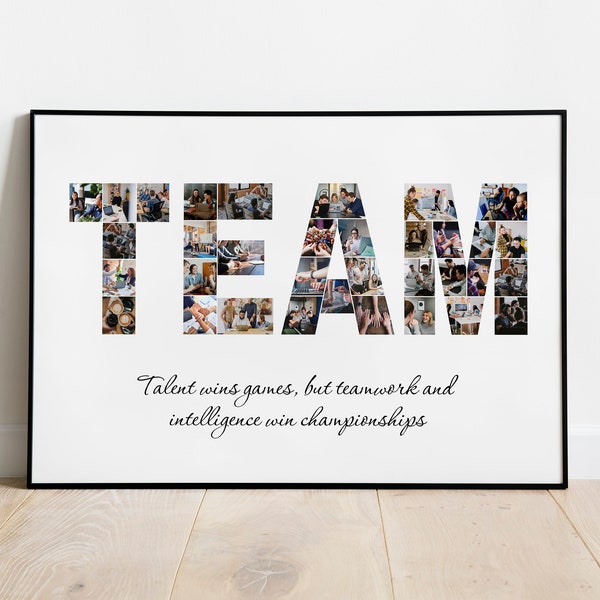 Photo Collage Coworker - Etsy