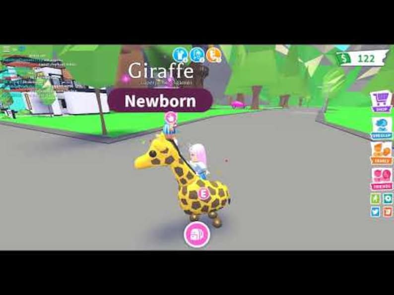 Adopt Me Pet Giraffe FR Adopt me ultra rare pet Adopt Me | Etsy