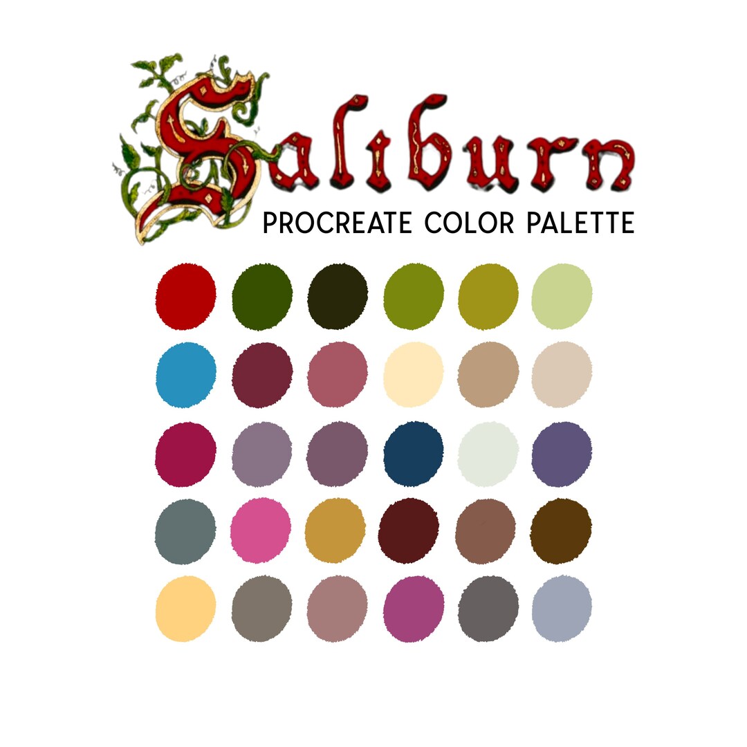 Procreate Palette Procreate Color Palette Procreate Color Swatches ...