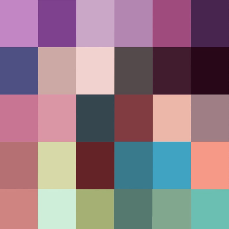 Anime Procreate Color Palette Anime Kawaii Palette for Proceate Palette ...