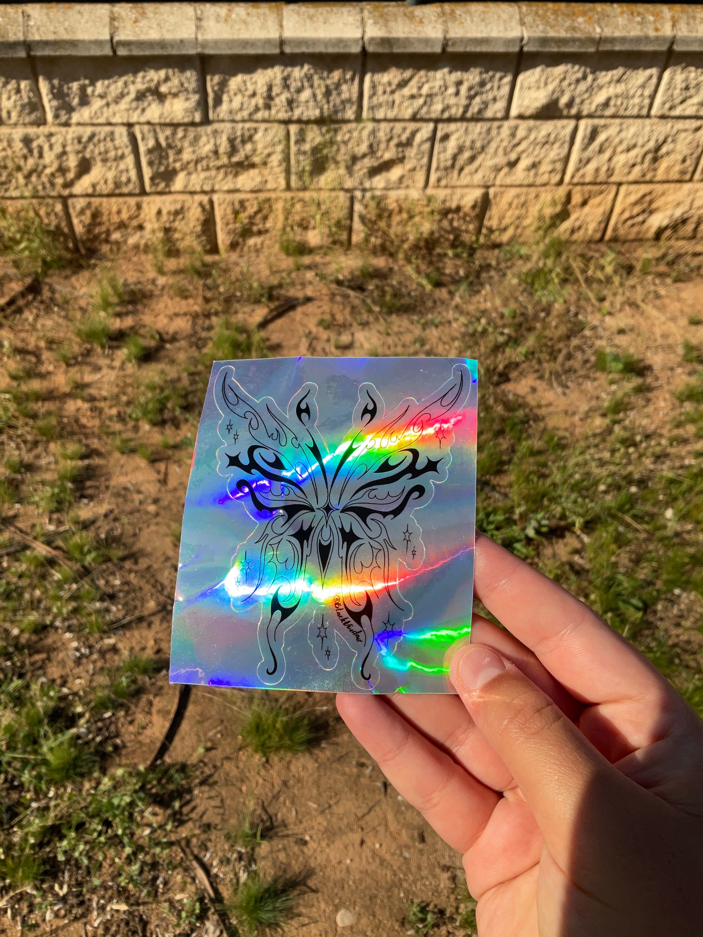 Holographic Buterfly Sticker for Butterfly Lover Gift for Best Friend ...