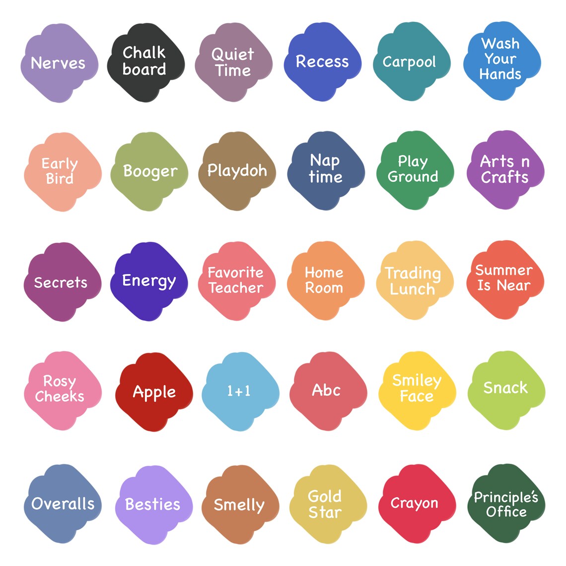 Color Palette With HEX CODES for Goodnotes Color Swatches Procreate ...