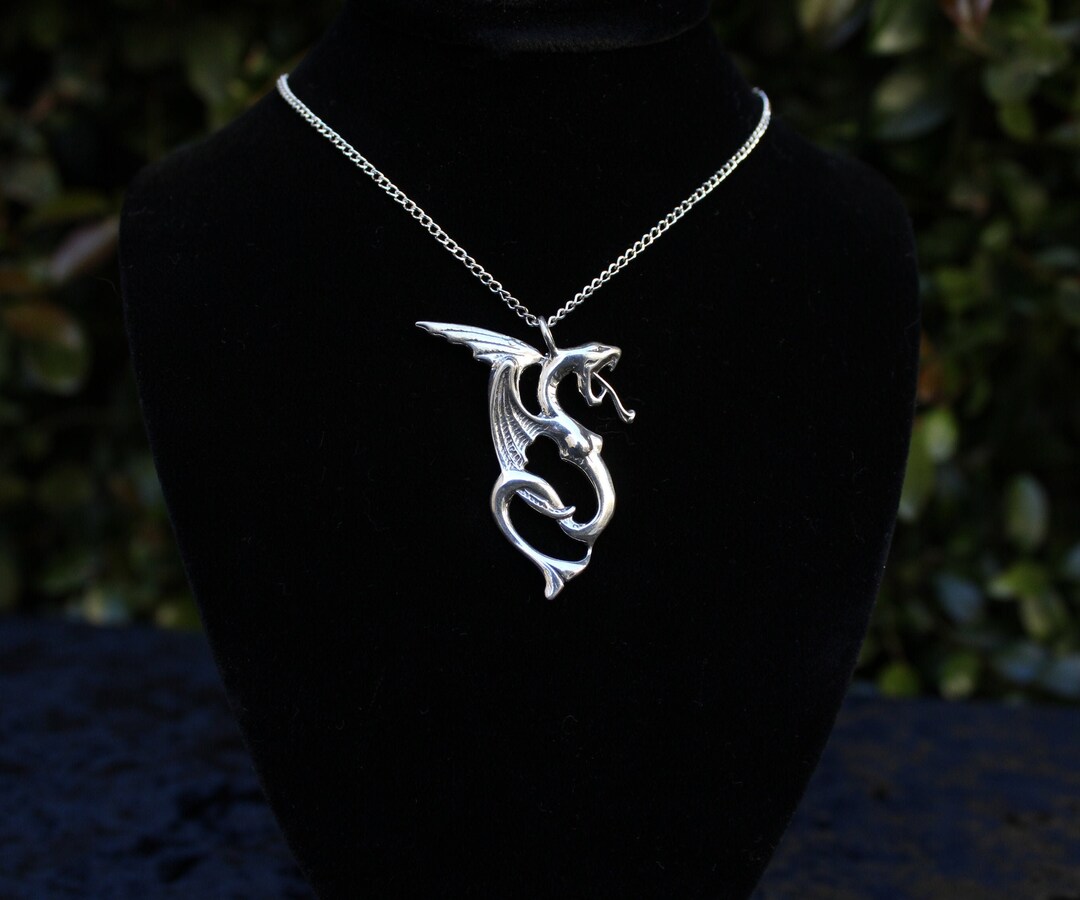 Gargoyle Pendent on 24 Chain Sterling Silver 925 - Etsy