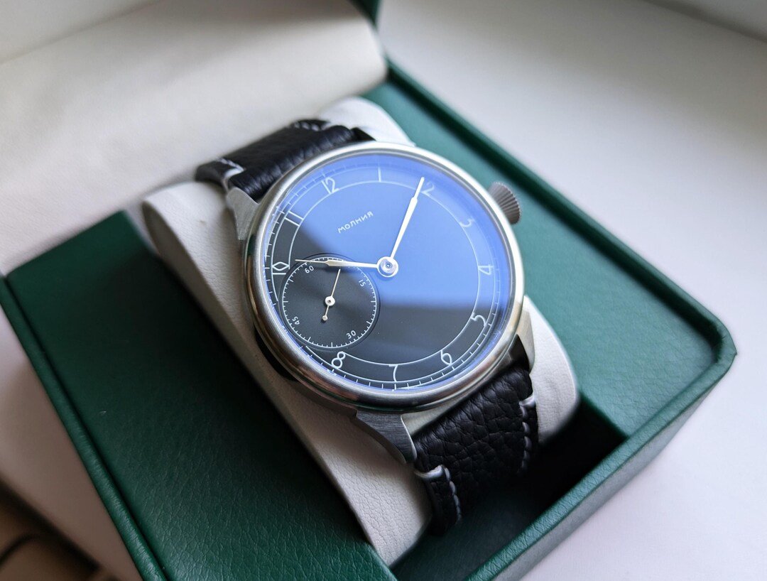 Mechanical Watch "molnija", Movement Molnija 3602, Pilot Watch, Vintage ...