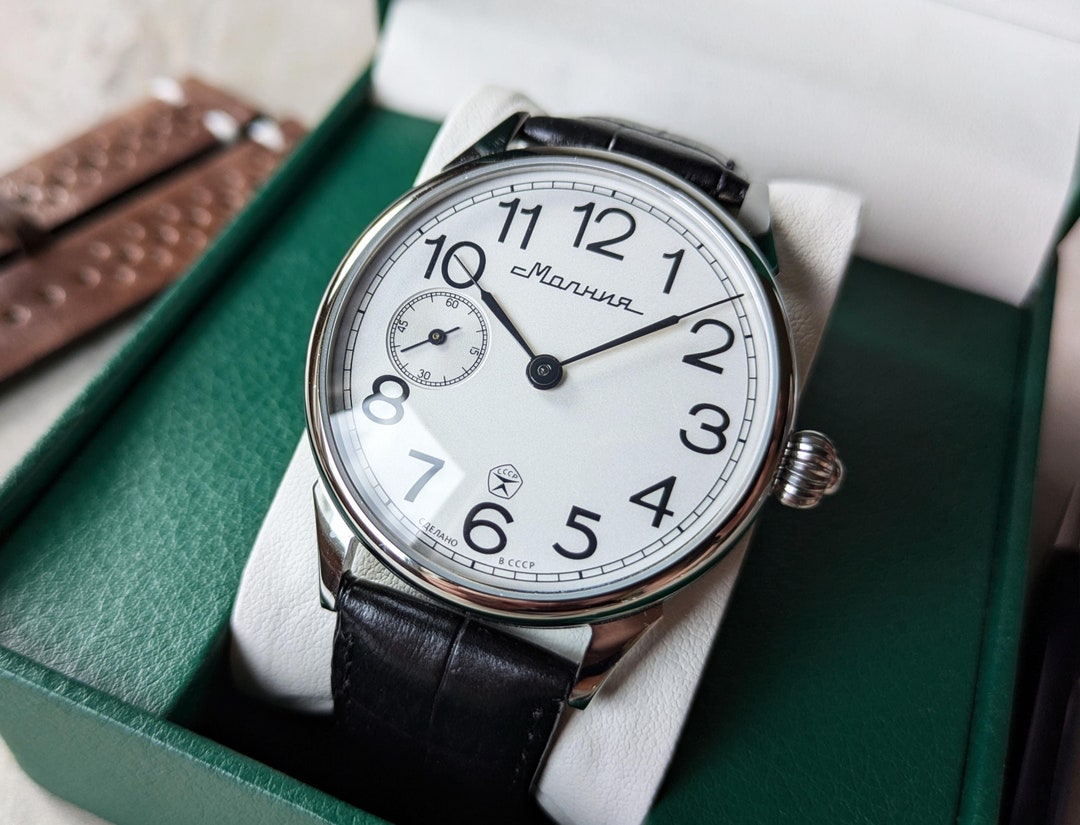 Mechanical Watch molnija, Movement Molnija 3602 1970s, Molnija Watch ...