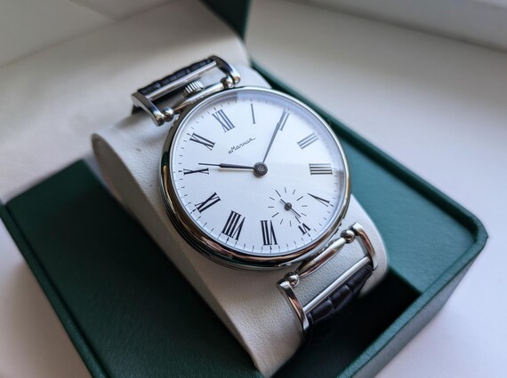 Mechanical watch "Molnija", handmade marriage watch, … - Gem