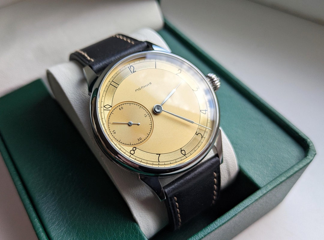 Mechanical Watch molnija, Movement Molnija 3602, Marriaje Watch ...