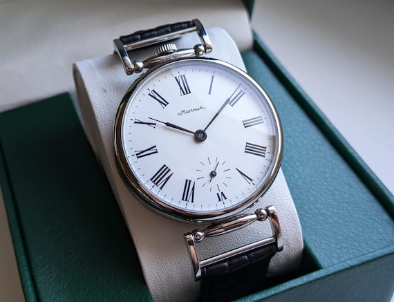 Mechanical watch "Molnija", handmade marriage watch, … - Gem