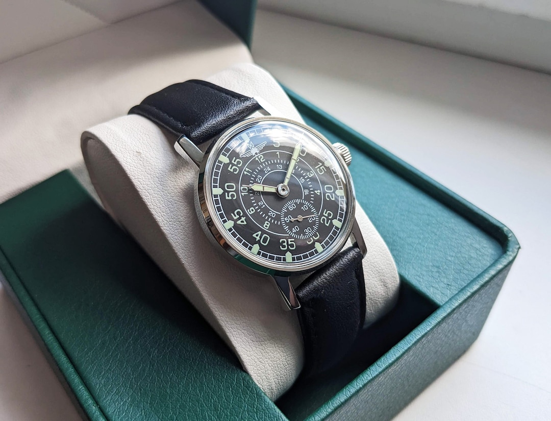 Vintage Military Watch Pobeda, Movement Pobeda ZIM, Field Watch, Watch ...