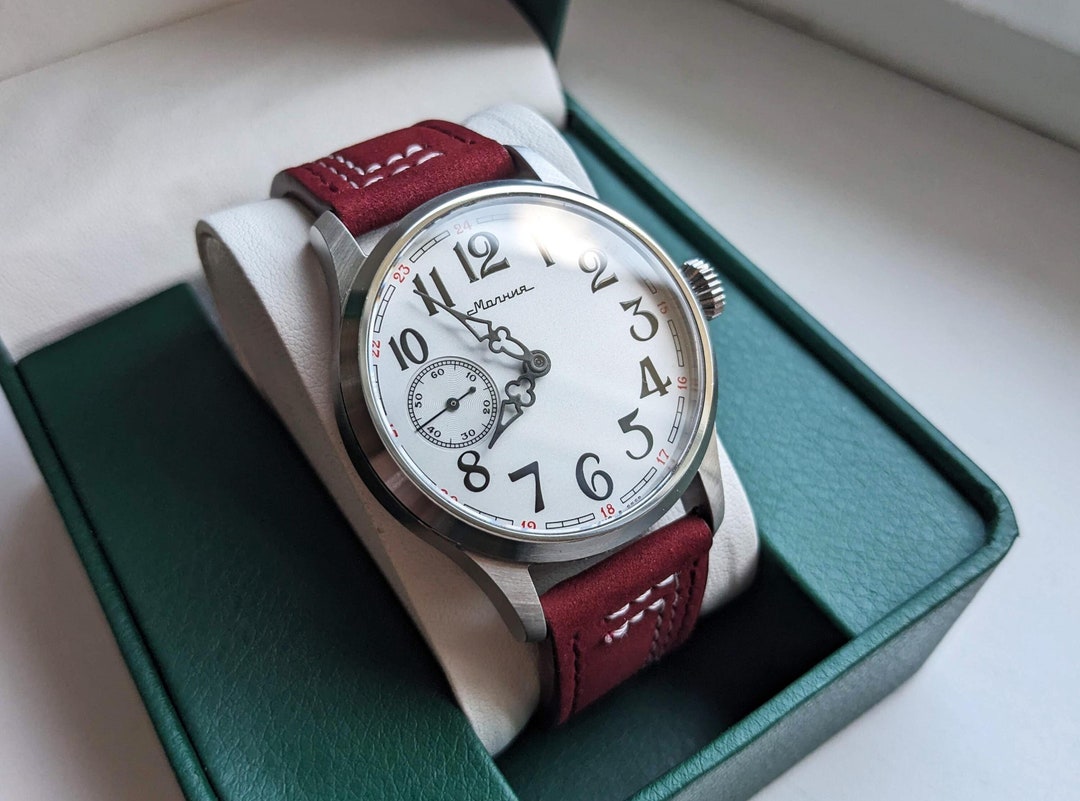 Mechanical Watch "molnija", Movement Molnija 3602, Molnija Pilot Watch ...