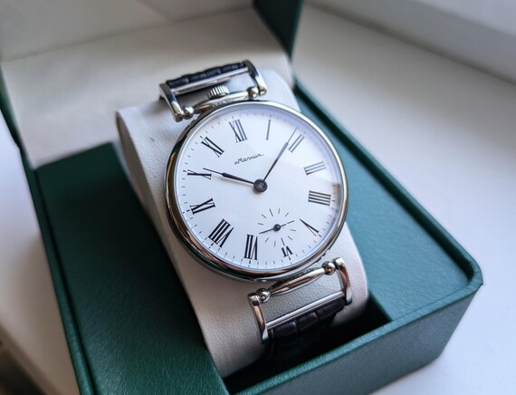 Mechanical watch "Molnija", handmade marriage watch, … - Gem