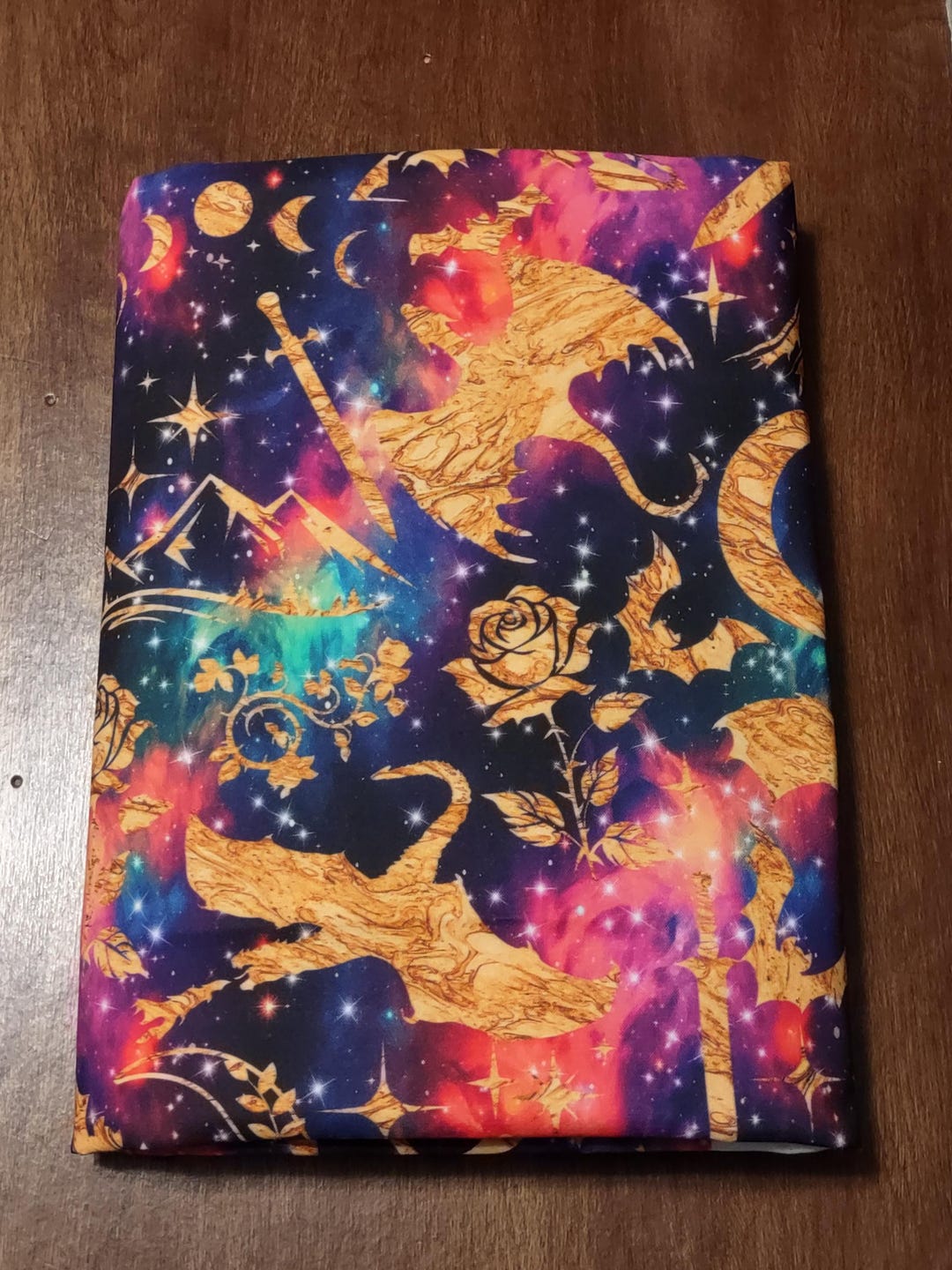 Fantasy Book Theme Padded Book Sleeve With Closure - Etsy