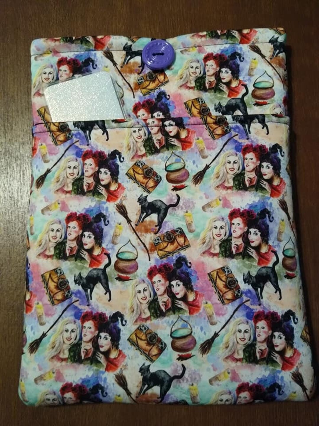 Hocus Pocus Inspired Padded Book Sleeve With Closure - Etsy