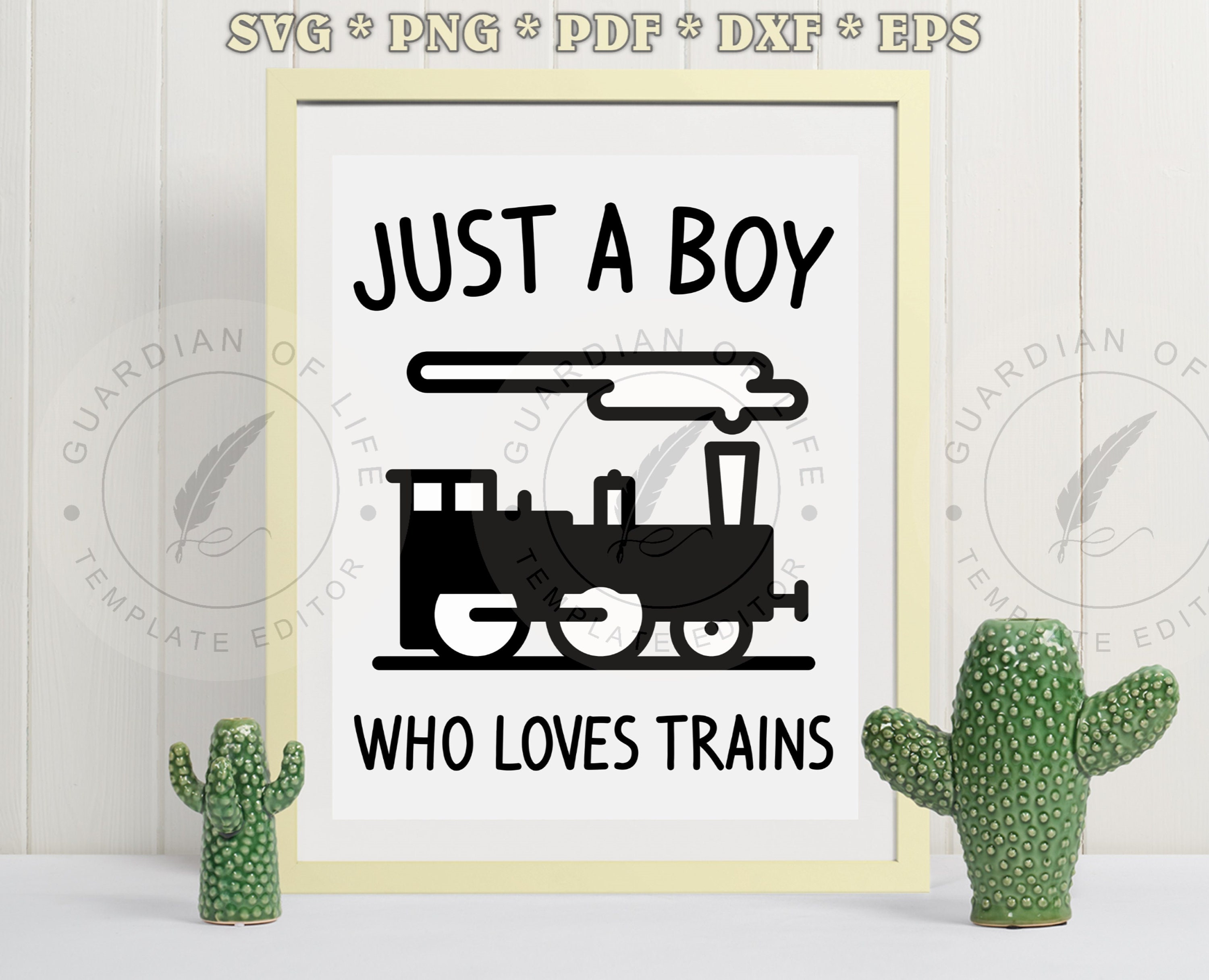 Train Boys Svg Trains Svg Just A Boy Who Loves Trains Railfan Train ...
