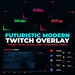 Premade Futuristic Modern Twitch Overlay *full Bundle* *instant ...