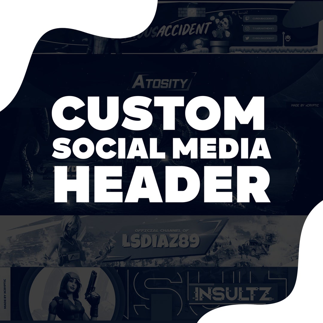 Social Media Header *commission Work* - Etsy