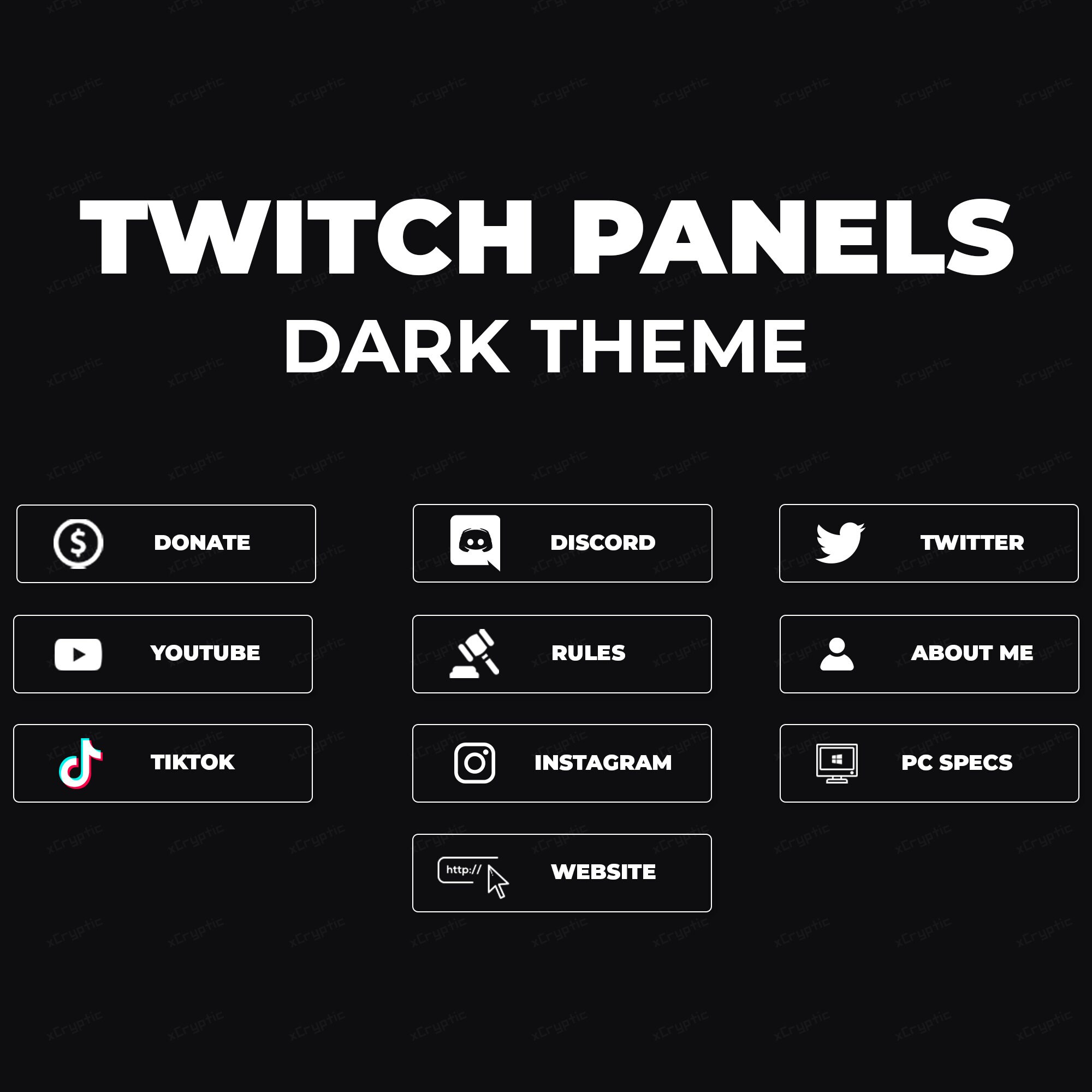 Tik Tok Twitch Panel