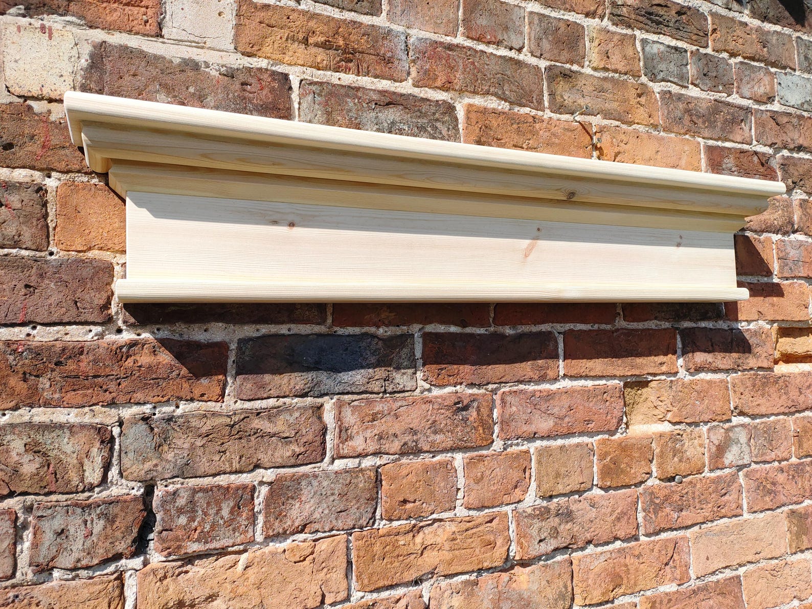 Wooden Ornate Floating Mantel Shelf Kitchen Over Oven Shelf Fireplace ...