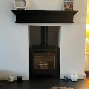 Wooden Ornate Floating Mantel Shelf Kitchen Over Oven Shelf Fireplace ...