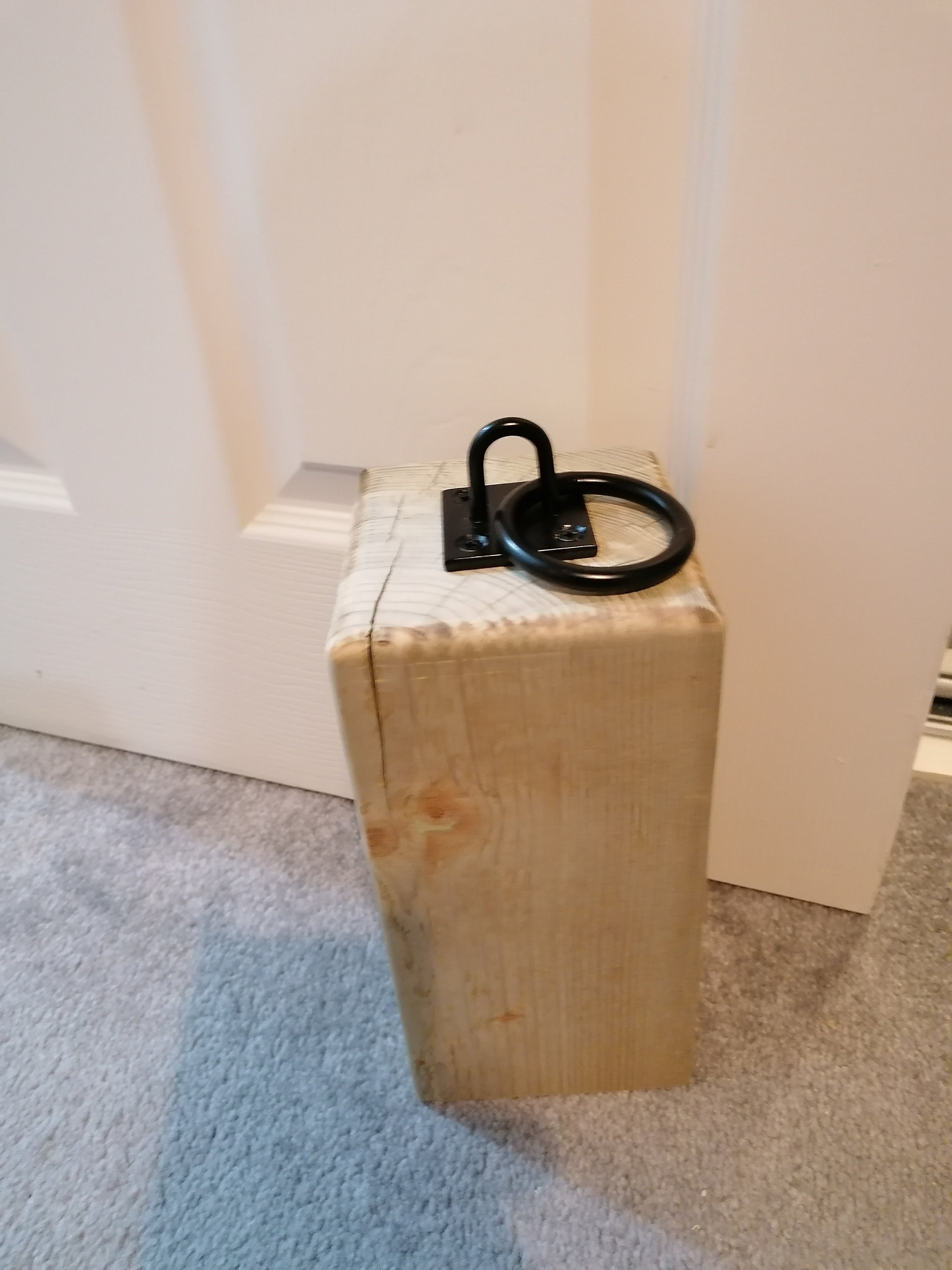 Rustic NEW Solid Wood Door Stop Farm House Decor 2 Sizes | Etsy