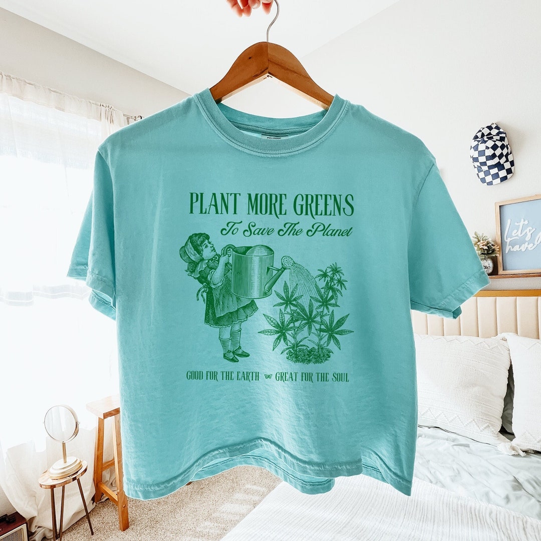 Weed Clothes Plant Lady Boxy Tee Thc Stoner Girl Pot Head Shirt ...