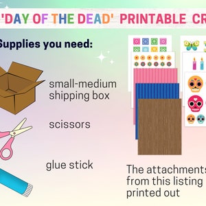 Day of the Dead Craft | Do It Yourself Ofrenda Altar | Printable ...