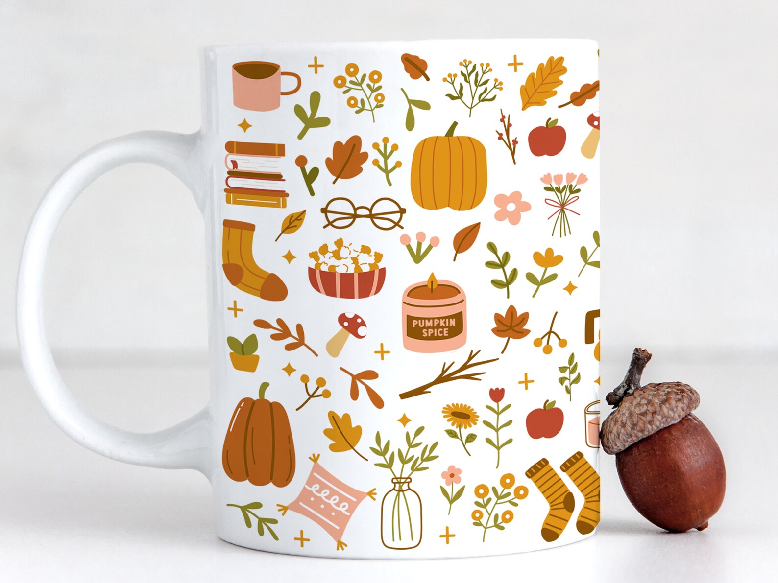 Fall Mug, Fall Coffee Mugs, Coffee Mugs for Fall Season, Funny Autumn ...