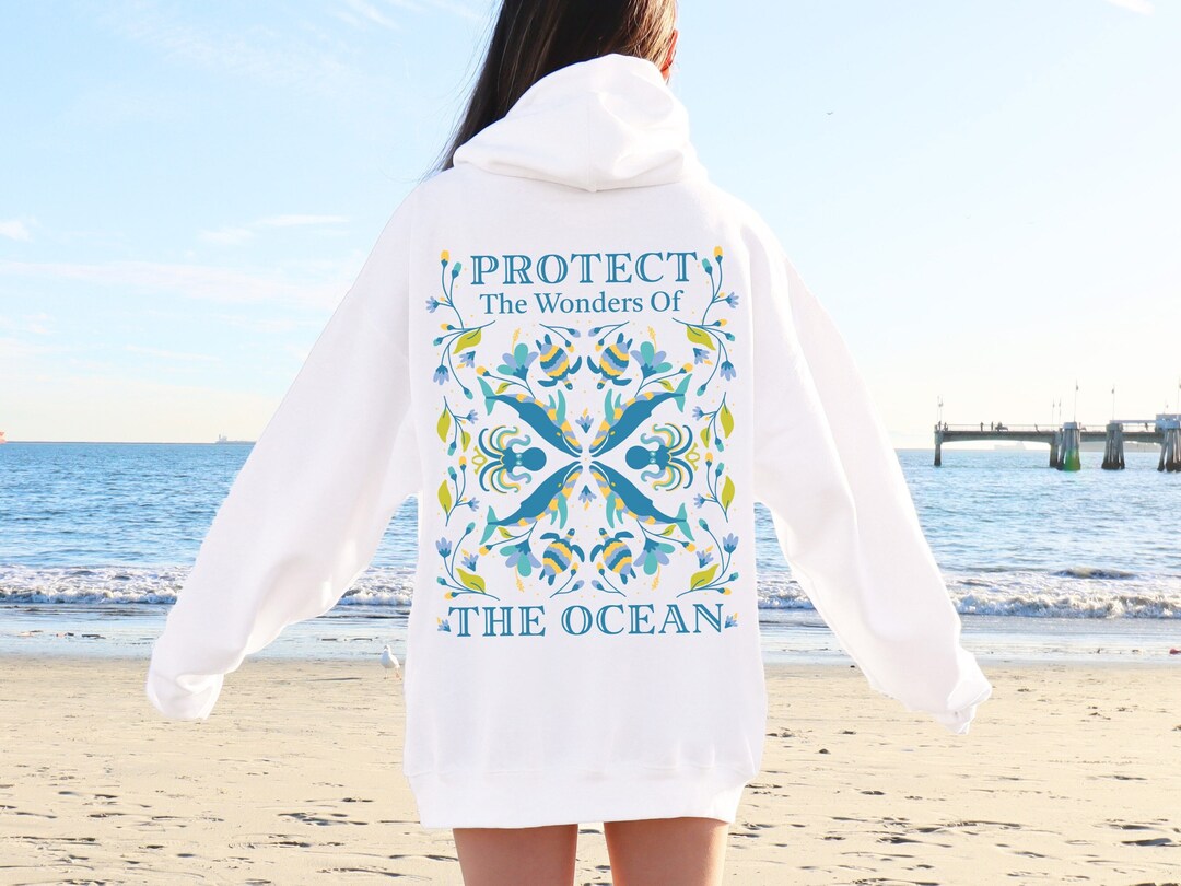 Protect Our Oceans Hoodie Whale Shirt Sea Turtle Shirt Octopus Shirt ...