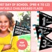 First Day of School Sign Printable 2023, First Day of Kindergarten ...