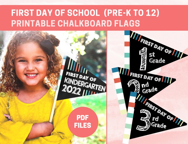 First Day of School Sign Printable 2023 First Day of - Etsy