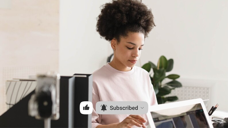 Youtube Subscribe Button Animation With Notification Bell & Like, Video ...