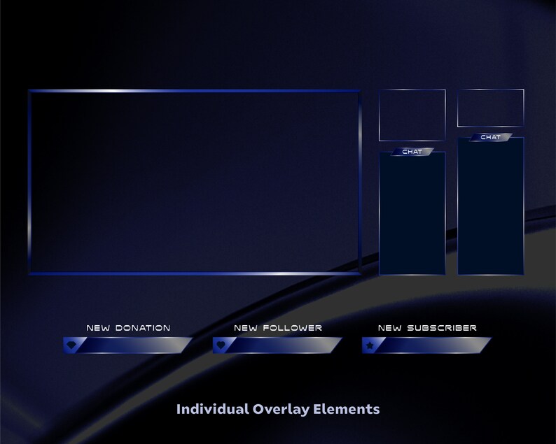 Animated Twitch Kick Stream Overlay Package, Retro, Futuristic, Simple ...