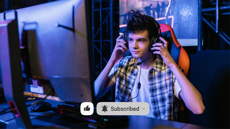 Youtube Subscribe Button Animation With Notification Bell & Like, Video ...