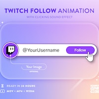 Animated Cute Cherry Lollipop Twitch Kick Premade Stream Overlay ...