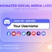 Custom Social Media Lower Thirds, Rotating Looped Animation, Follow Pop Up, Youtube Video Intro ...