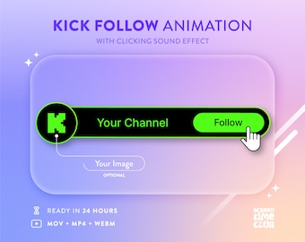 Custom Social Media Lower Thirds, Rotating Looped Animation, Follow Pop Up, Youtube Video Intro ...