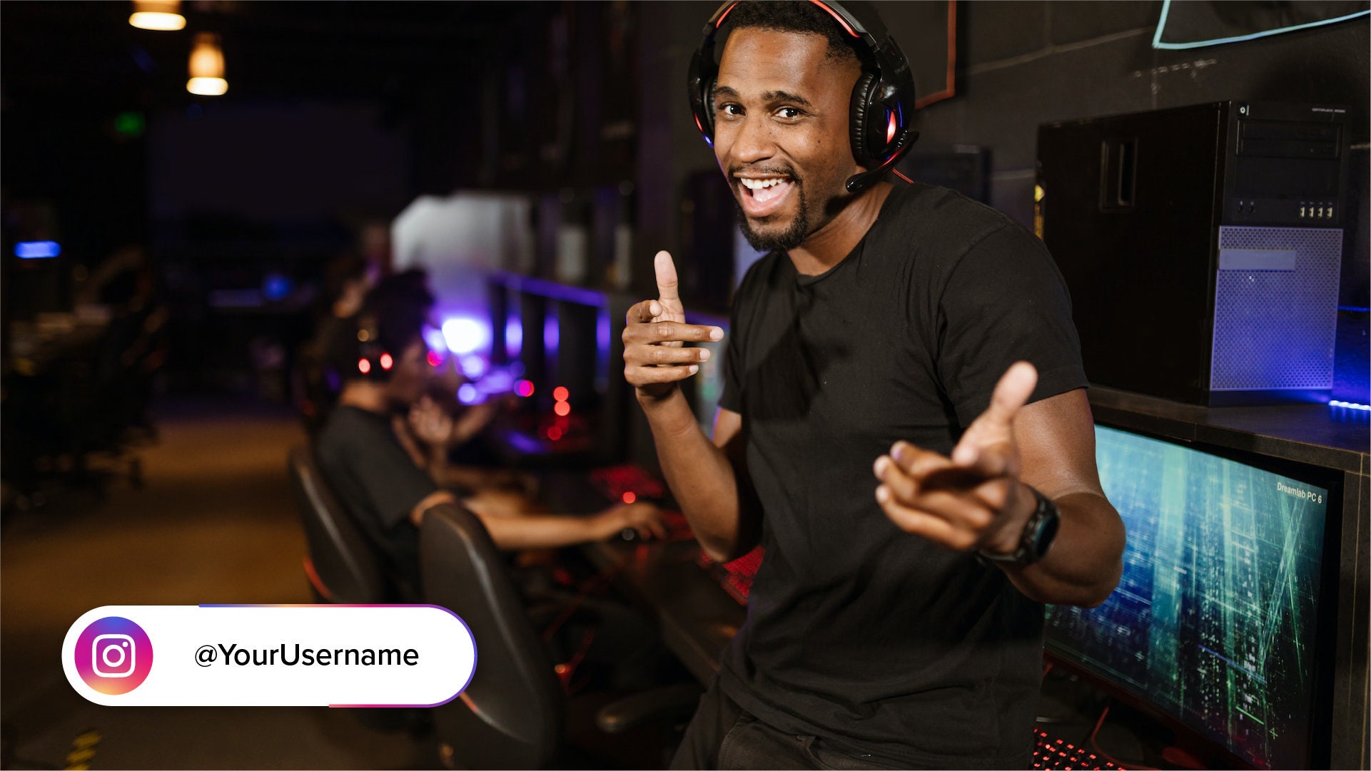 Custom Social Media Lower Thirds, Rotating Looped Animation, Follow Pop ...