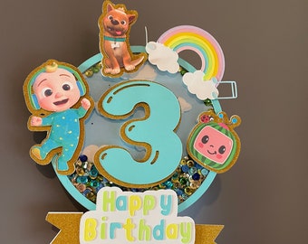 Coco Melon Cake Topper - Etsy