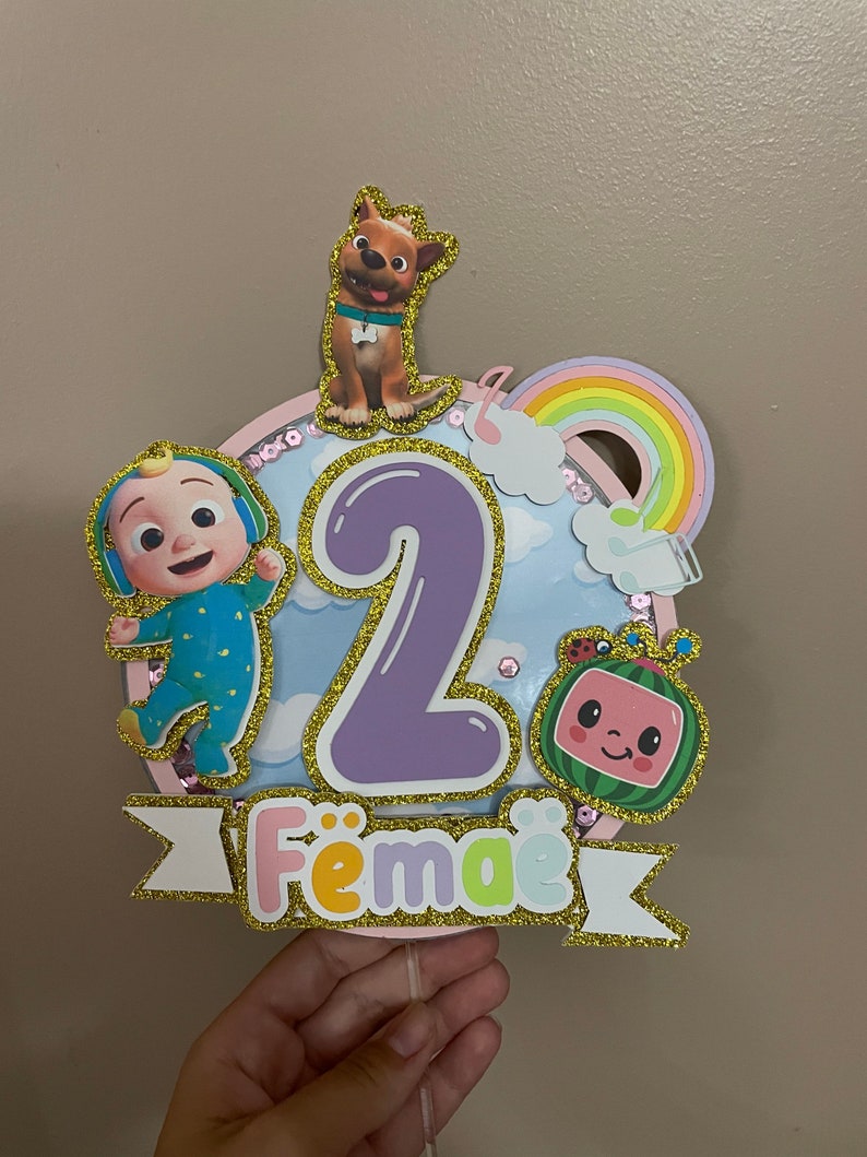 Coco Melon Cake Topper - Etsy