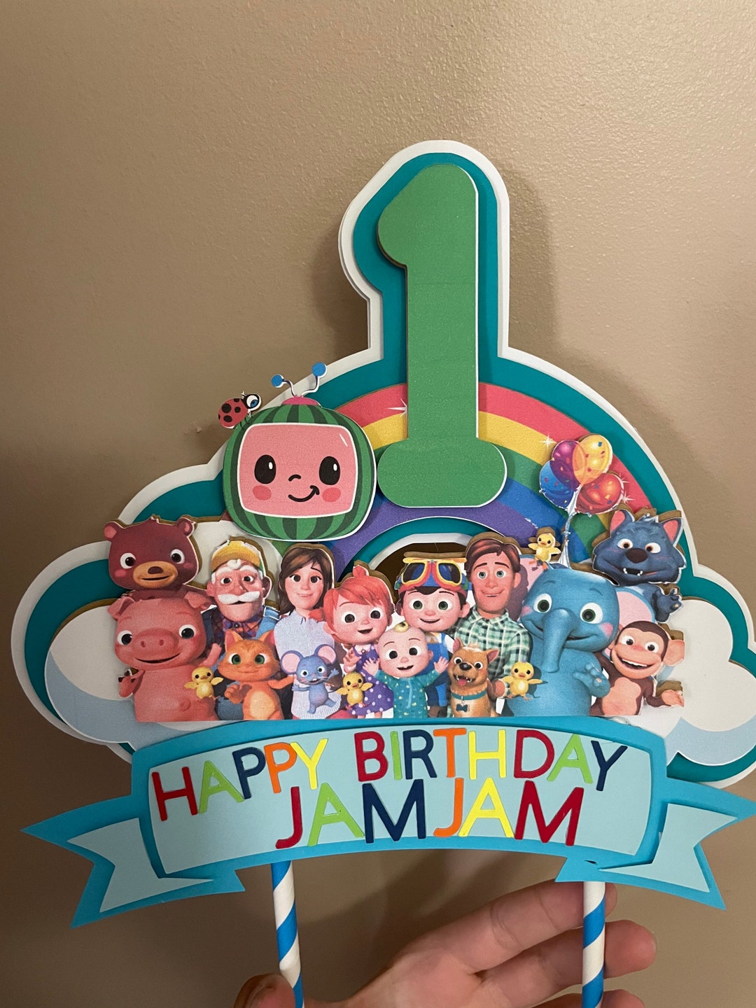 Coco Melon Family Cake Topper - Etsy