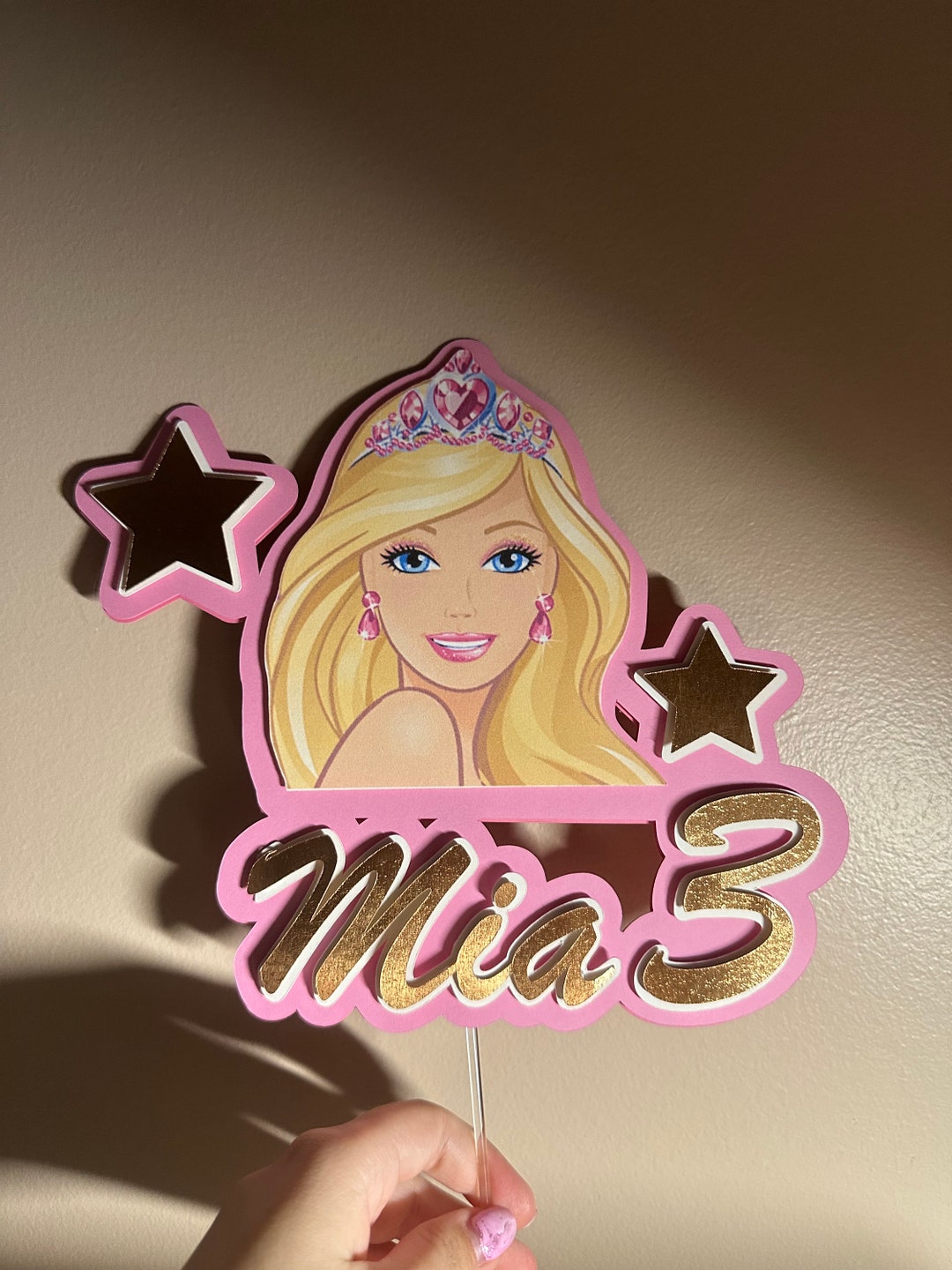 Barbie Cake Topper - Etsy Canada