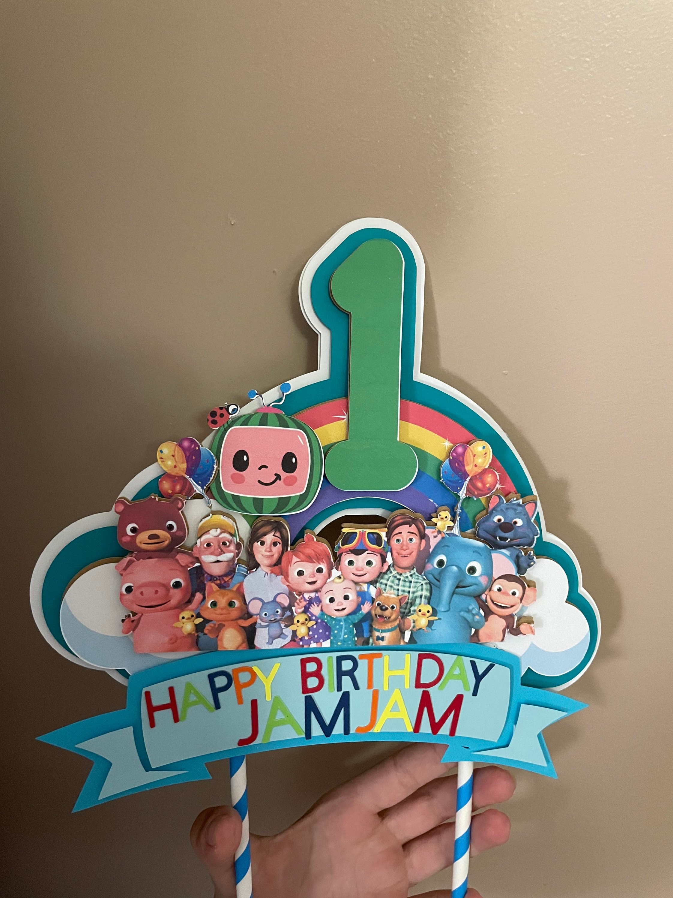 Coco Melon Family Cake Topper - Etsy