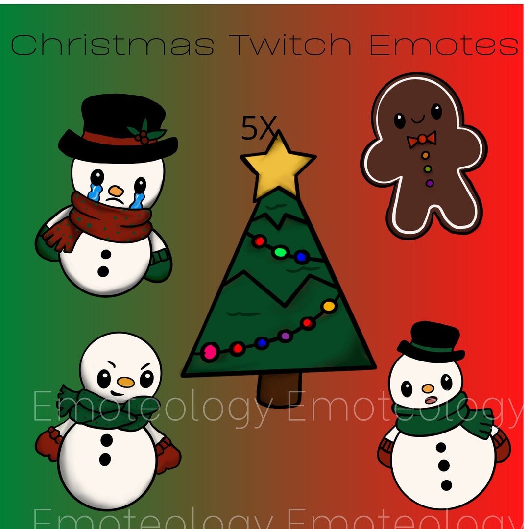 Christmas Emotes, Streaming Emotes, Twitch Emotes, Christmas Twitch ...