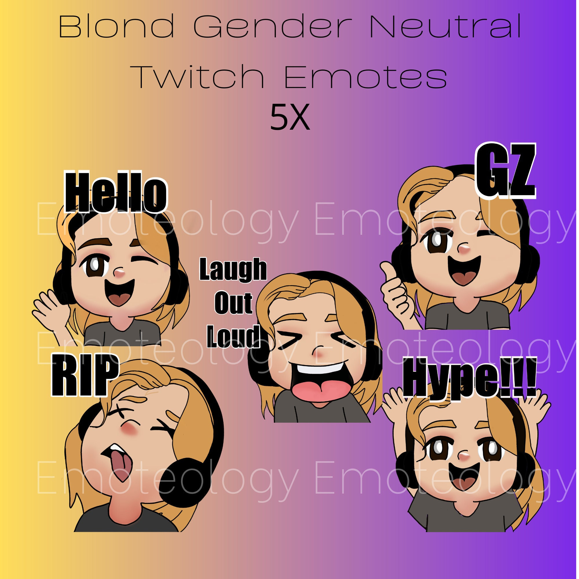 Twitch Emotes, Gender Neutral Emotes, Streaming, Twitch, Online Emotes ...